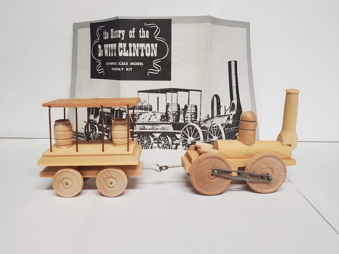 Strombeck Wooden Dewitt Clinton Model Train Kit - Etsy