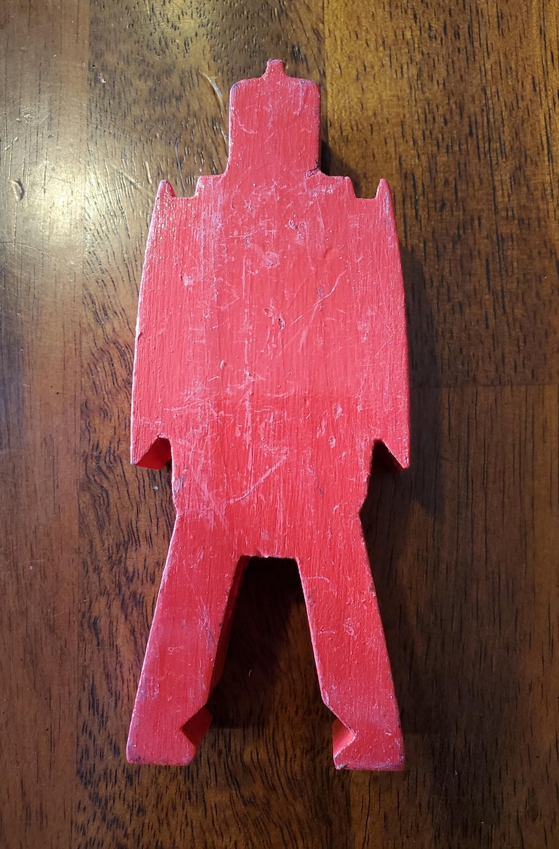 Vintage 1980s Bill Ding Figure Wooden Grab Bag - Etsy