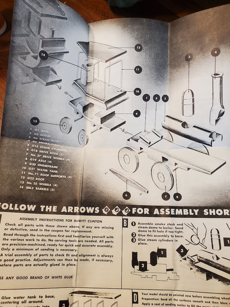 Strombeck Wooden Dewitt Clinton Model Train Kit - Etsy