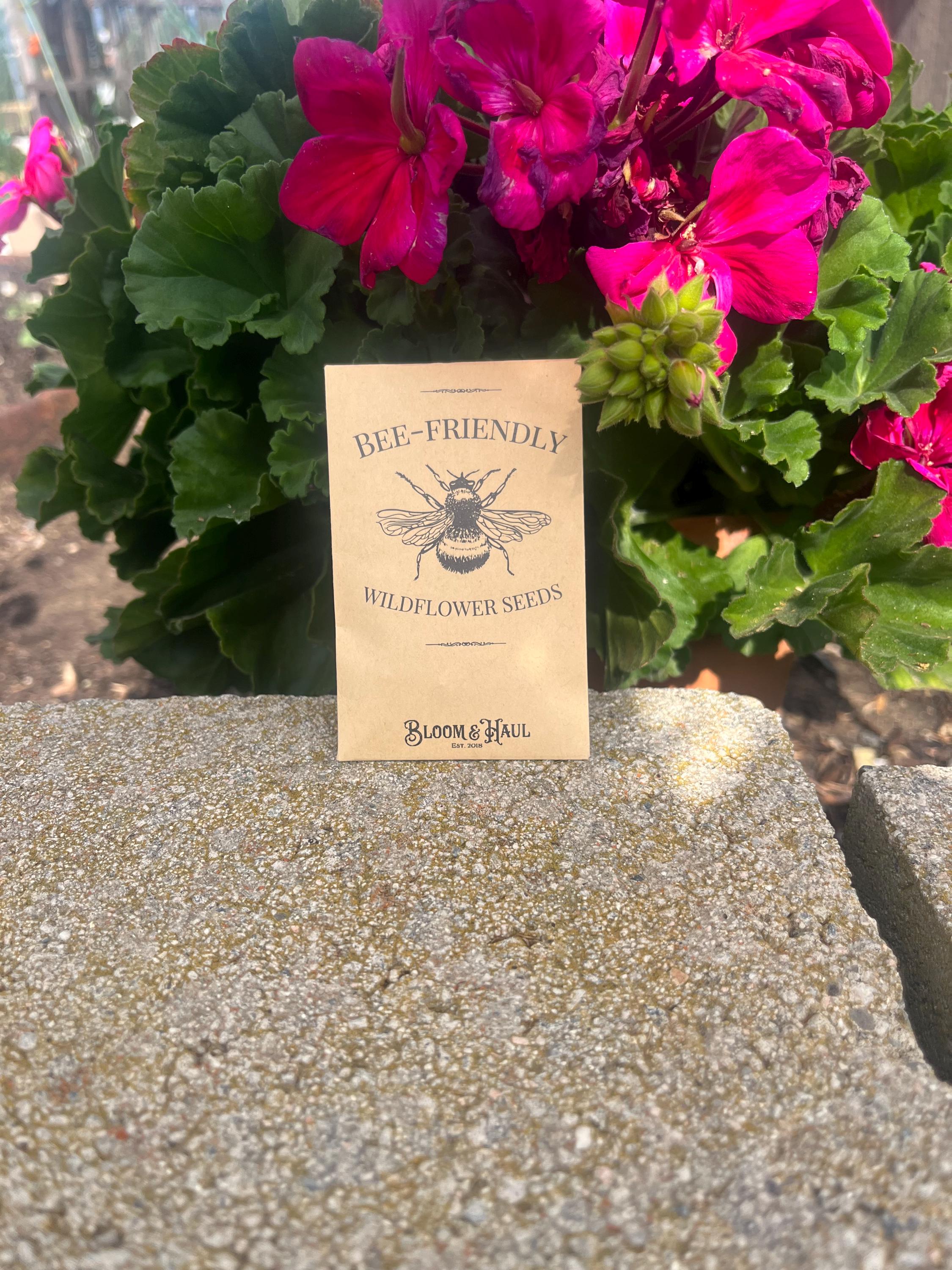 Bee-friendly Wildflower Seed Packet - Pack of 5 - Etsy