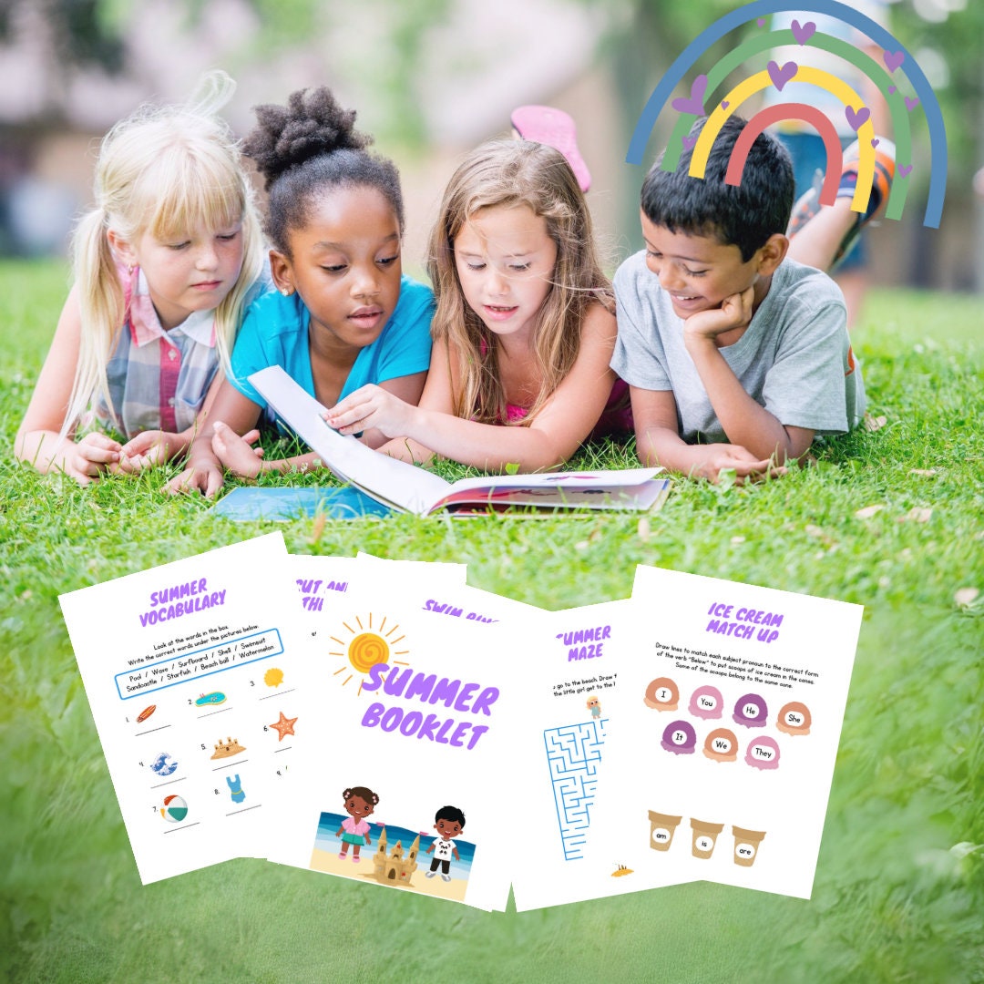 Summer Adventure Activity Printable Booklet for Kids: Fun Learning ...