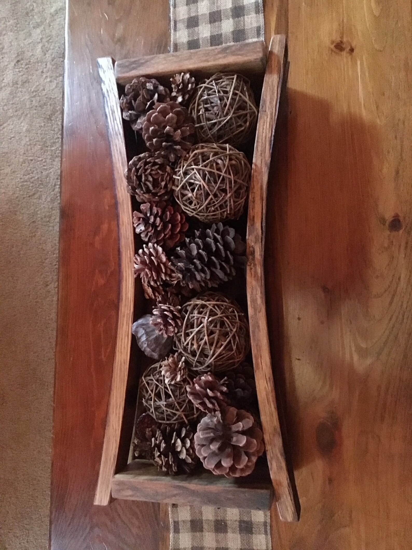 24 Wine/whiskey Barrel Stave Basket | Etsy