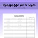 Nursing School Clinical Schedule Tracker| Schedule Keeper| Printable ...