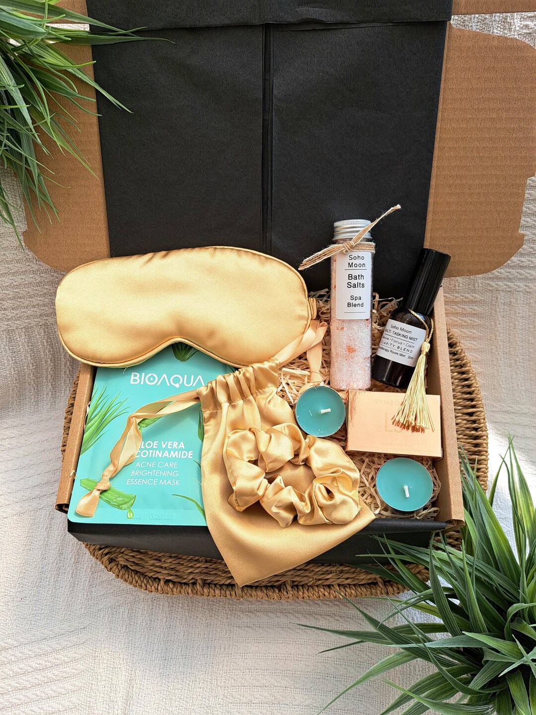 Luxe Tranquility Self-care Spa Box for a Blissful Pampering Experience ...