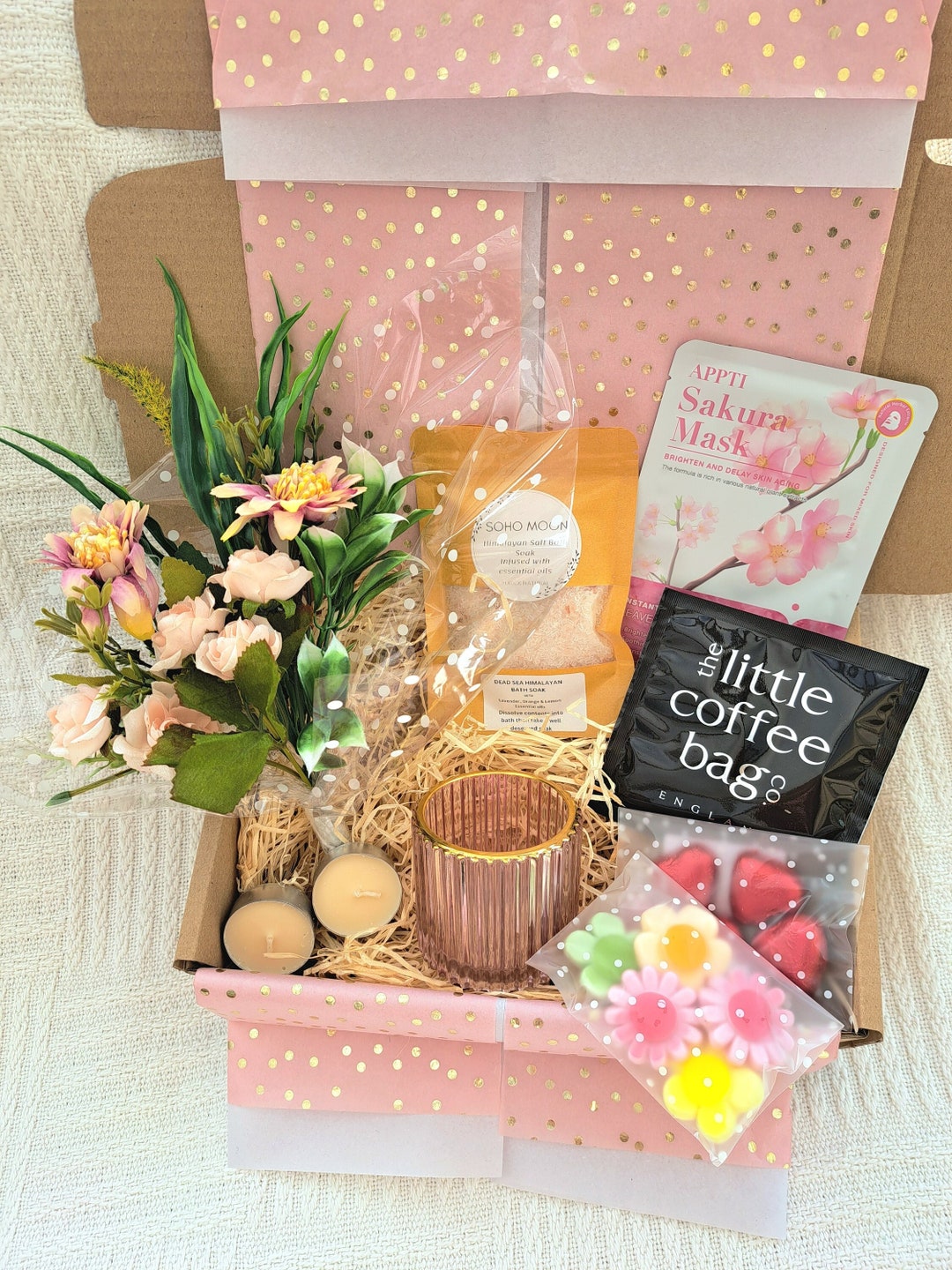 Birthday Uplifting Gift Hamper, Self Care Gift for Her, Relax & Unwind ...