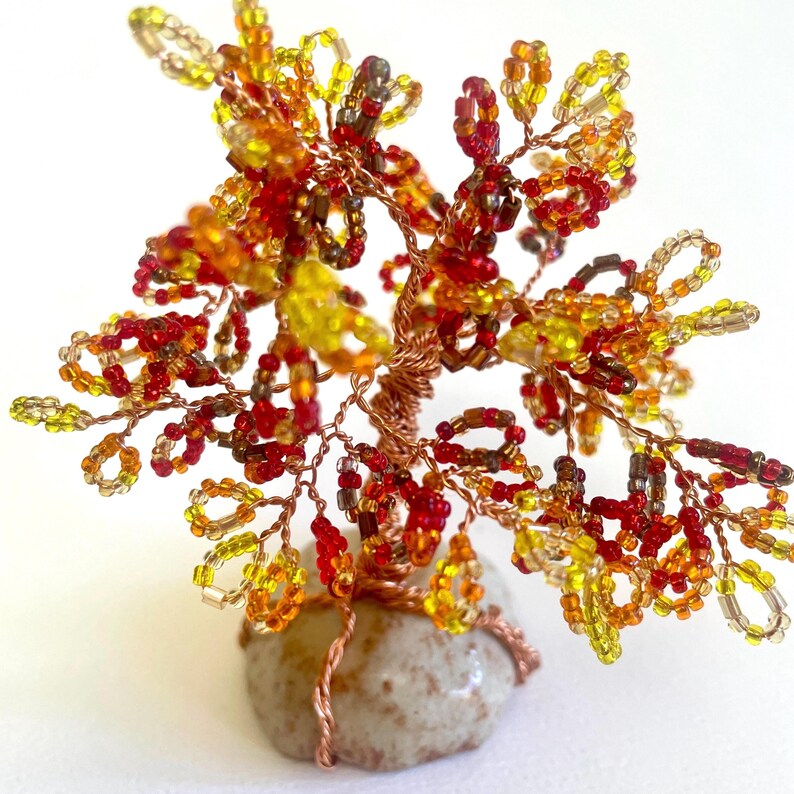 Handmade Wire Beaded Tree-fall Autumn - Etsy