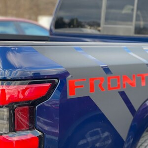 Graphics for 2022-24 Nissan Frontier Rear Quarter Long Box Bed 73.2 ...