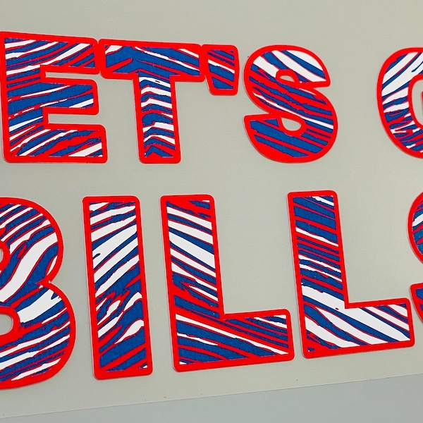 Bills Zubaz Vinyl - Etsy