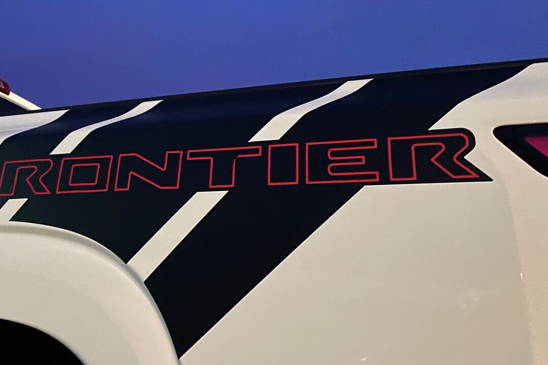 Graphics for 2022-25 Nissan Frontier Rear Quarter Long Box Bed 73.2inch ...