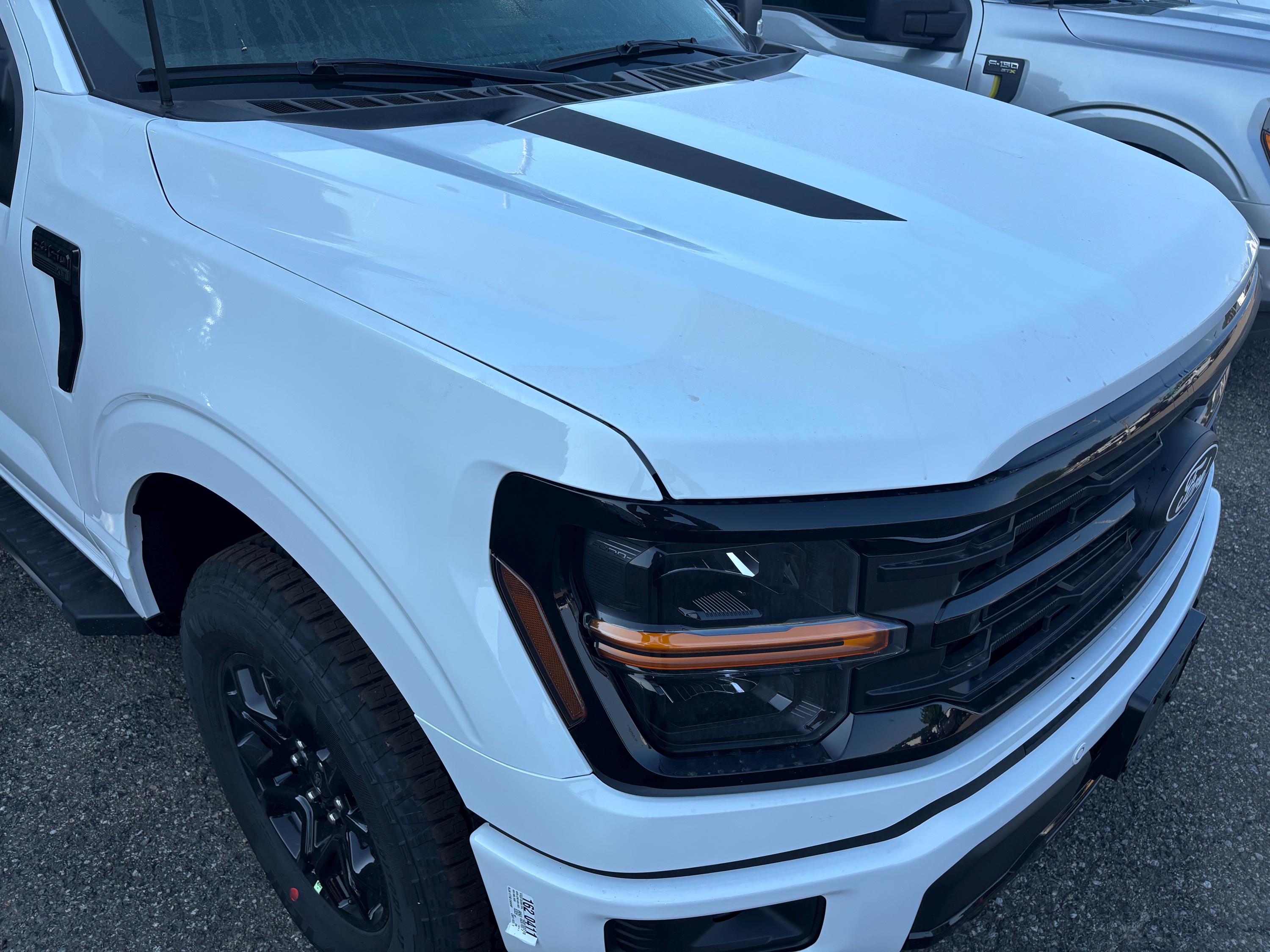 Hood Stripe Decals by Ludesignsny for a 2021-26 Ford F-150 XLT Sport ...