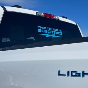 Premium Decal for Electric Vehicle Including the 2022-2026 Ford F-150 ...