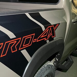 Graphics for 2022-23 Nissan Frontier Pro-4x Rear Quarter Short Box ...