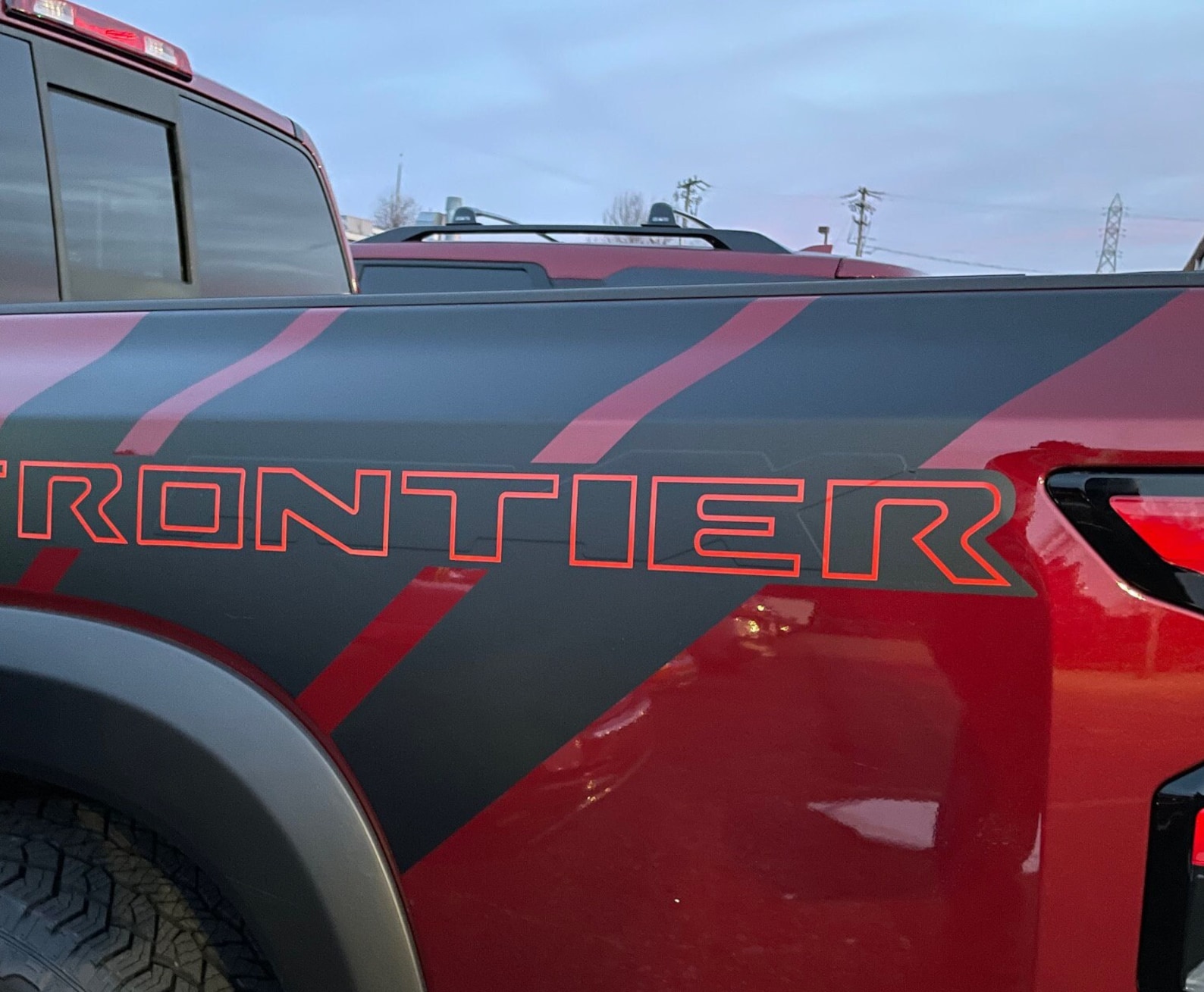 Graphics for 2022-26 Nissan Frontier Rear Quarter Long Box Bed 73.2inch ...