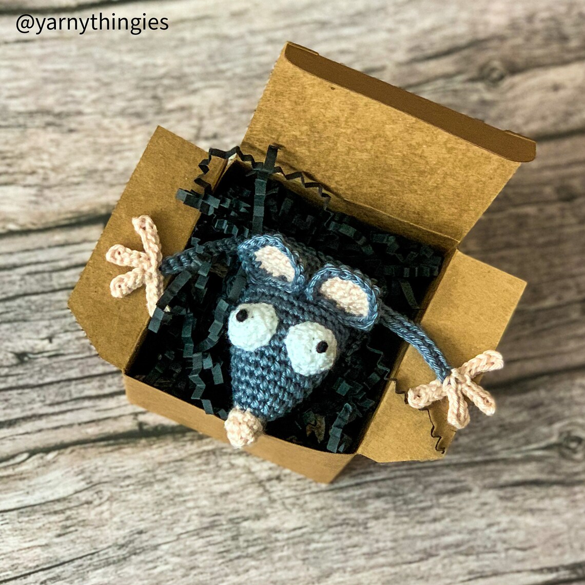 READY TO SHIP Crochet Rat Bookmark "lisa" - Etsy