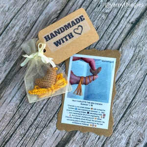 READY TO SHIP Mini Crochet Chicken Bookmark "charlotte" - Etsy