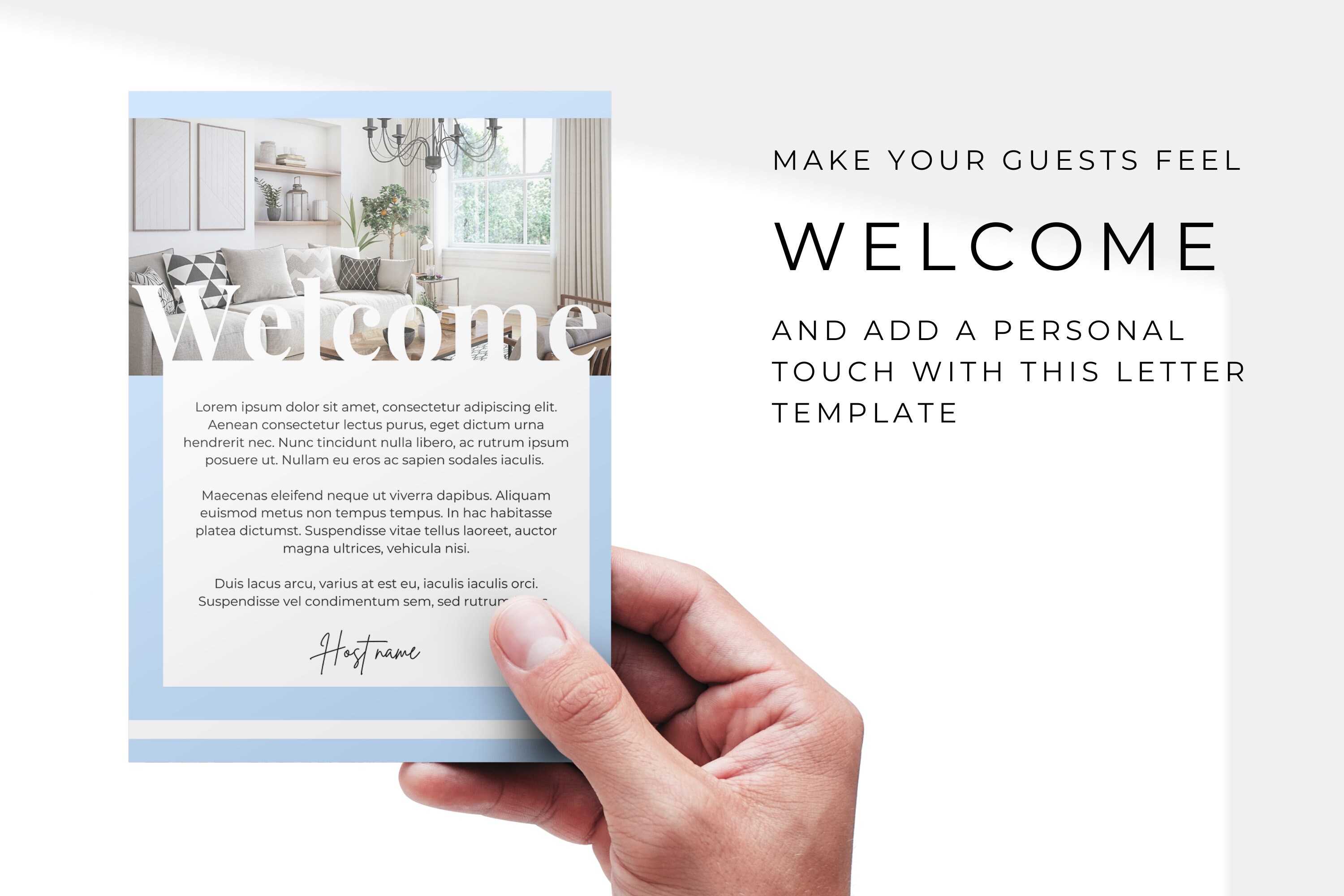 Airbnb Welcome Message, Welcome Letter Template, Air Bnb, VRBO ...