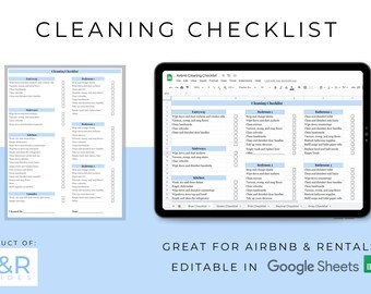 Vrbo Cleaning Checklist - Etsy