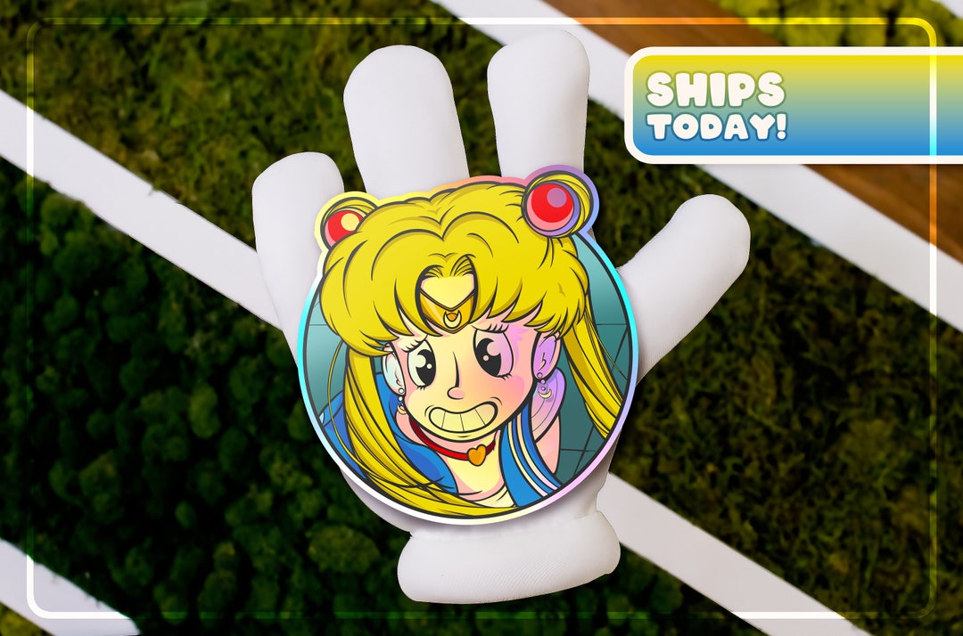 Sailor Moon - Holographic Sticker - Etsy