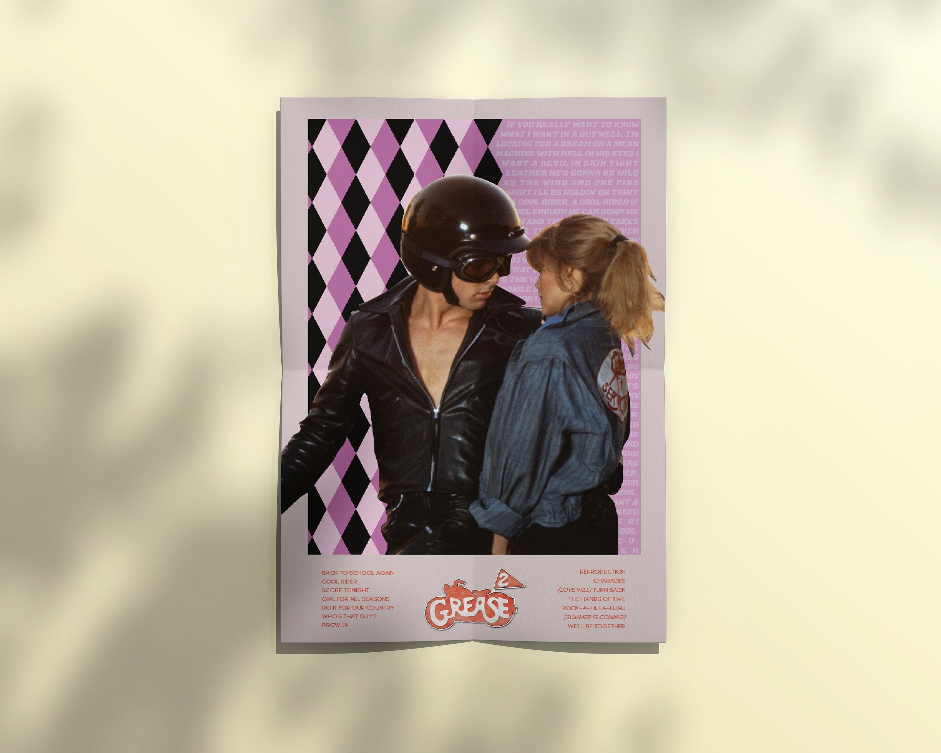 Grease 2 Soundtrack Poster • Digital Download, Digital Print, Movie ...