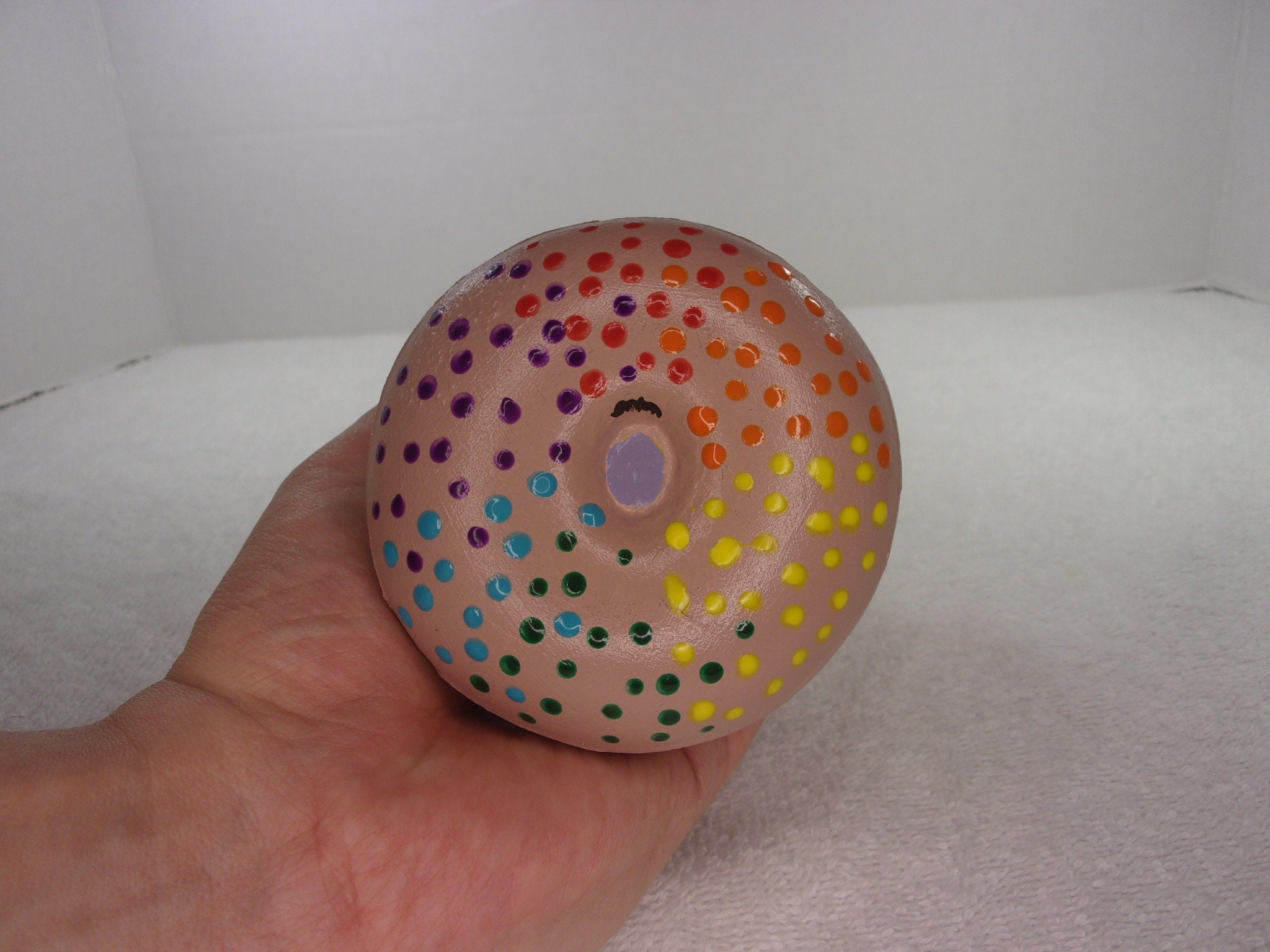 Rainbow Coffee and Donut Squishy Handmade NOT EDIBLE - Etsy