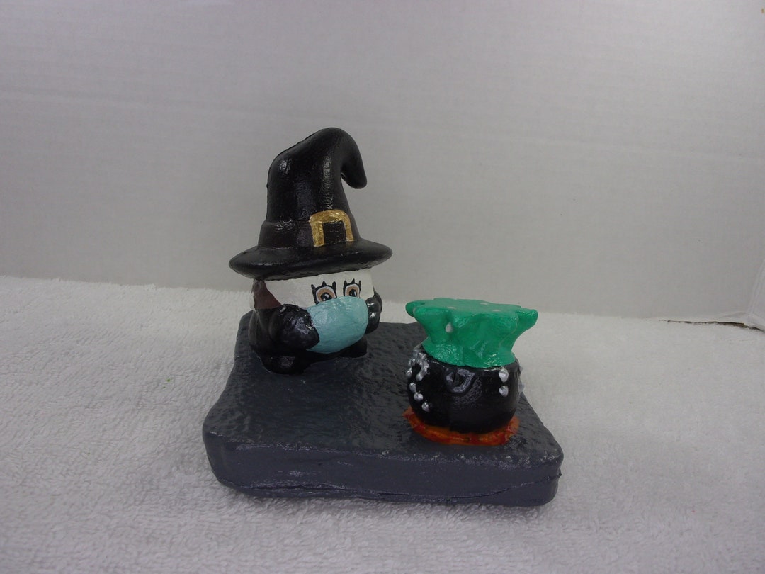 Handcrafted Wizard Squishy With Crystal Ball and Cauldron - Etsy