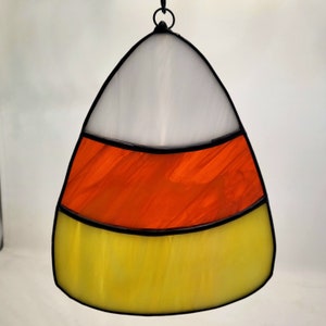 CANDY CORN - Stained Glass Sun Catcher - Etsy
