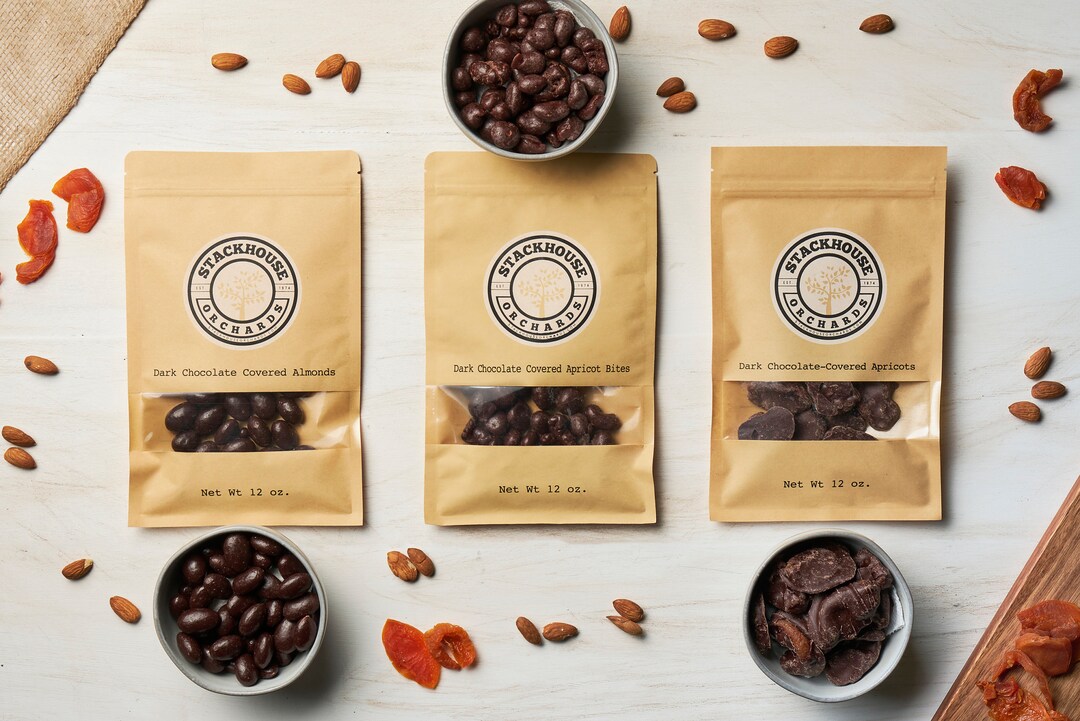 Dark Chocolate Fruit & Nut Gift Box - Etsy