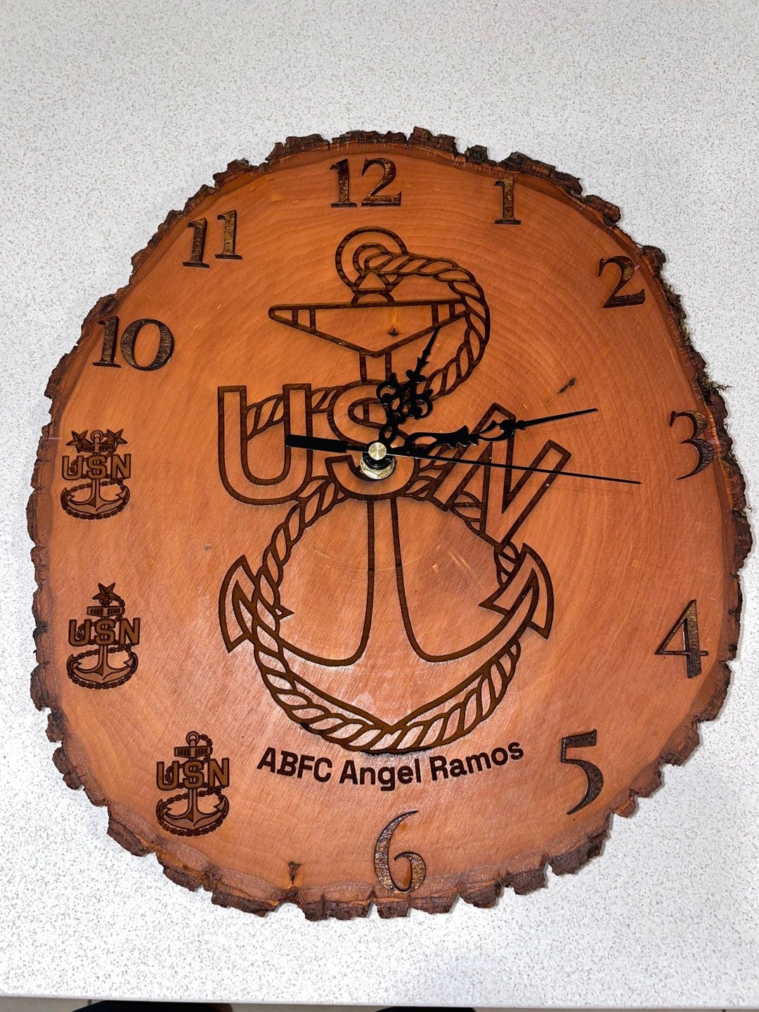 Navy Chief Heritage Clock - Etsy