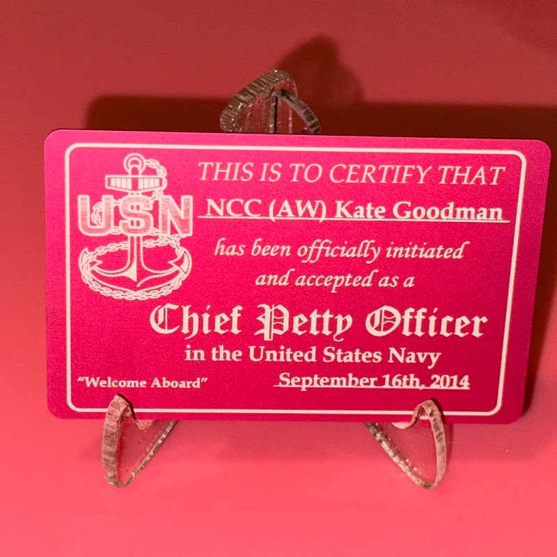 Navy & Pink Wallet - Etsy