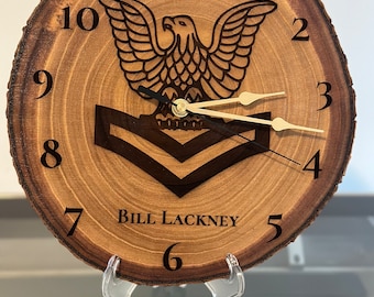 Navy Chief Heritage Clock - Etsy