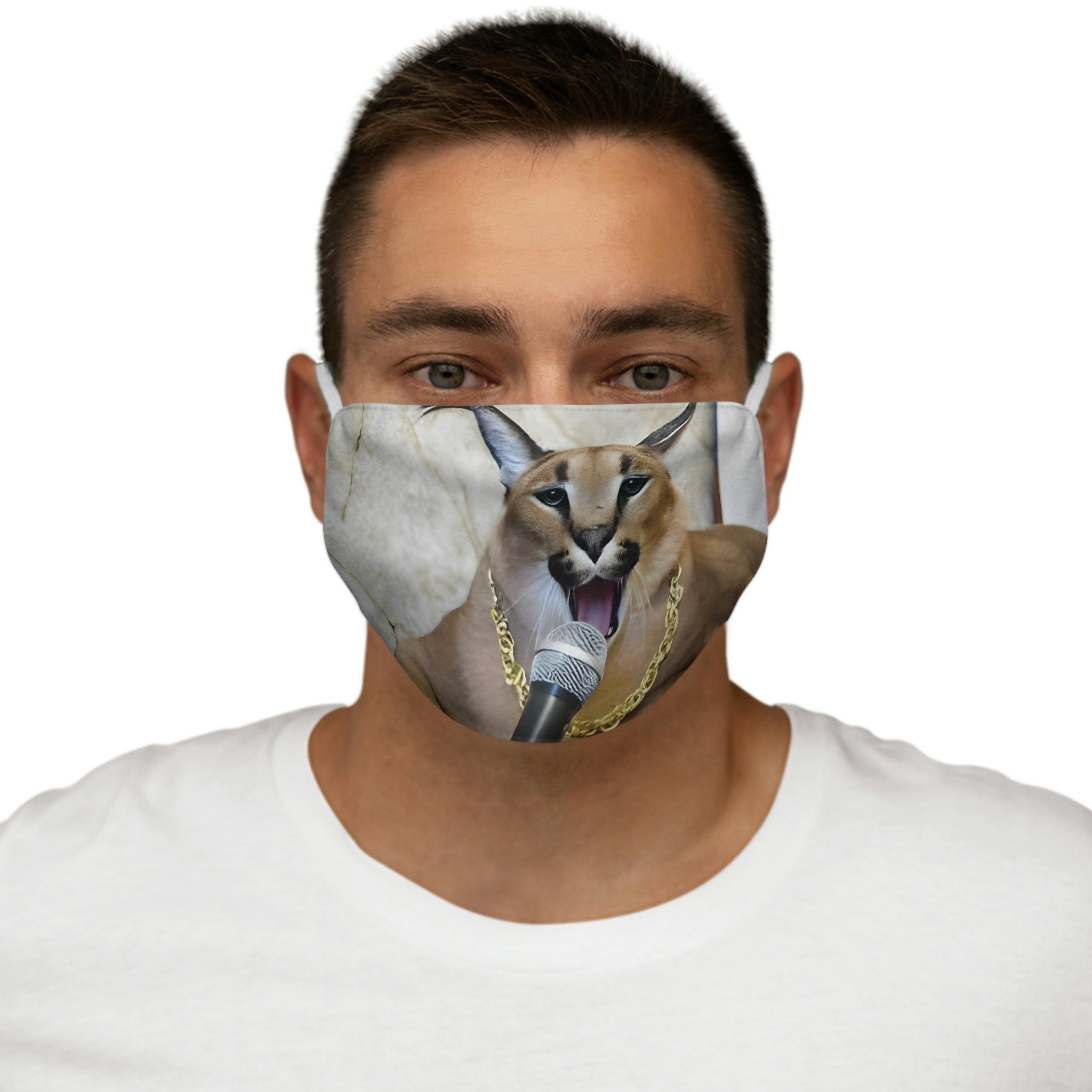 Big Floppa Rapper Face Mask - Etsy