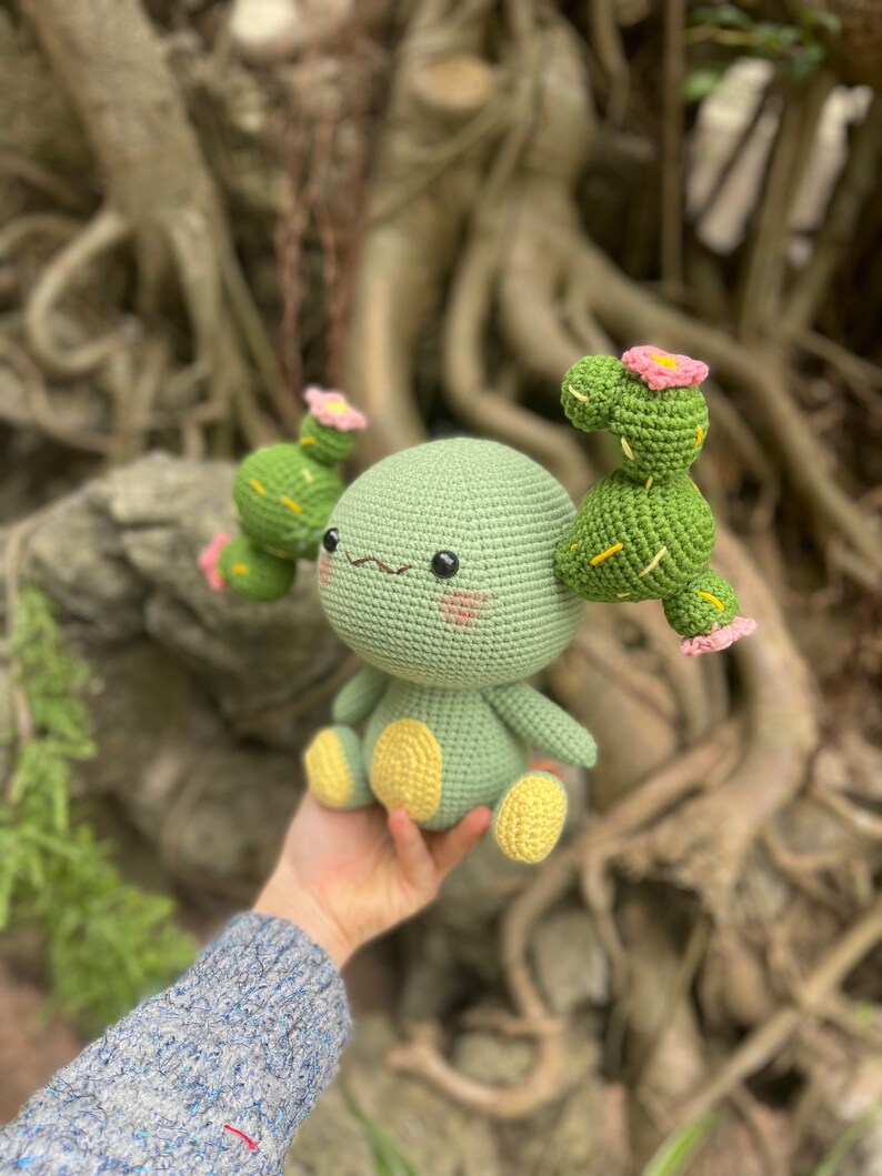 Cactus Axolotl, Crochet Cactus Axolotl, Handmade Cactus Axolotl - Etsy ...