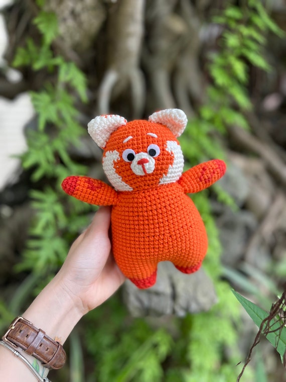 Red Panda Crochet Crochet Red Panda Amigurumi Red Panda Red | Etsy