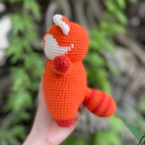 Red Panda Crochet, Crochet Red Panda, Amigurumi Red Panda, Red Panda ...