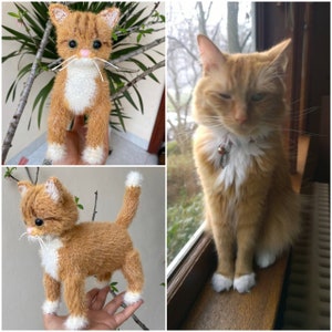 Custom Cat Crochet, Handmade Custom Cat Doll, Pet Crochet - Etsy