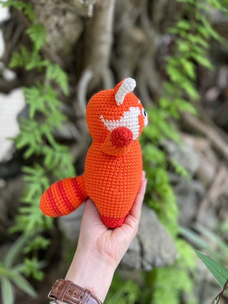 Red Panda Crochet, Crochet Red Panda, Amigurumi Red Panda, Red Panda ...