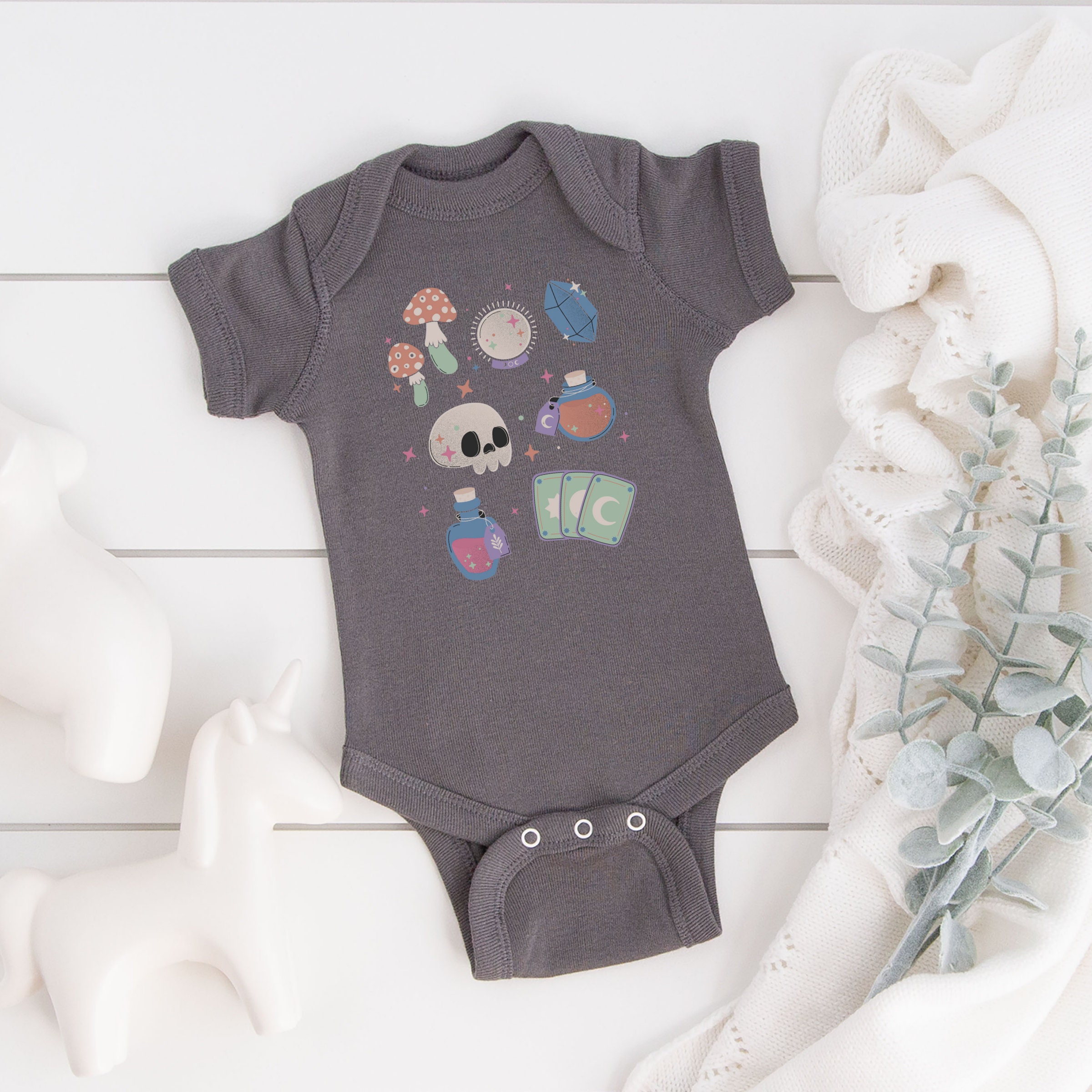 Witchy Gothic Baby Gift / Pastel Goth Baby Onesie / Kawaii - Etsy