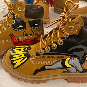 Custom Hand Painted Personalized Youth Timberlands - Etsy