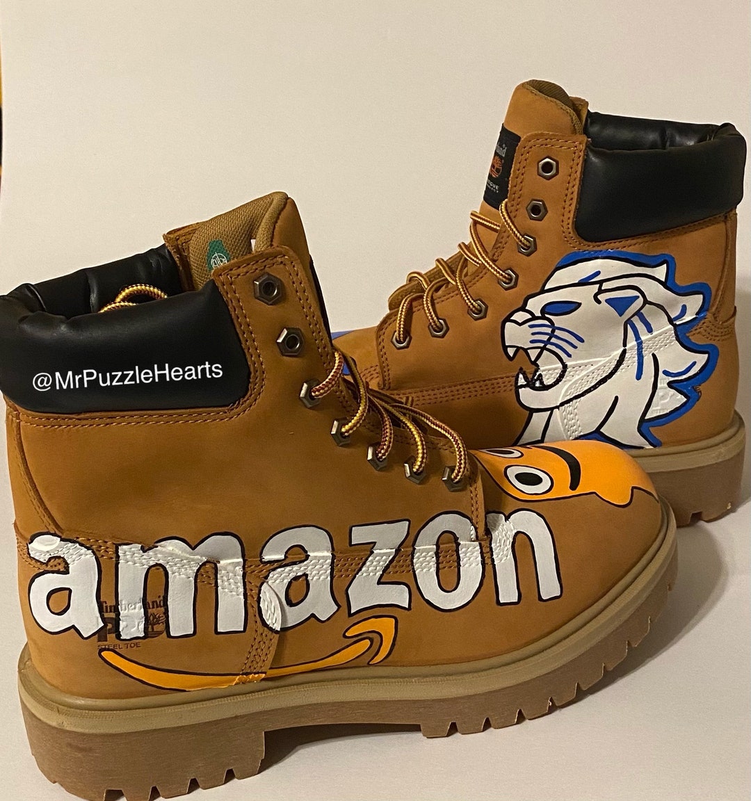 Custom Hand Painted Personalized Adult Timberlands - Etsy