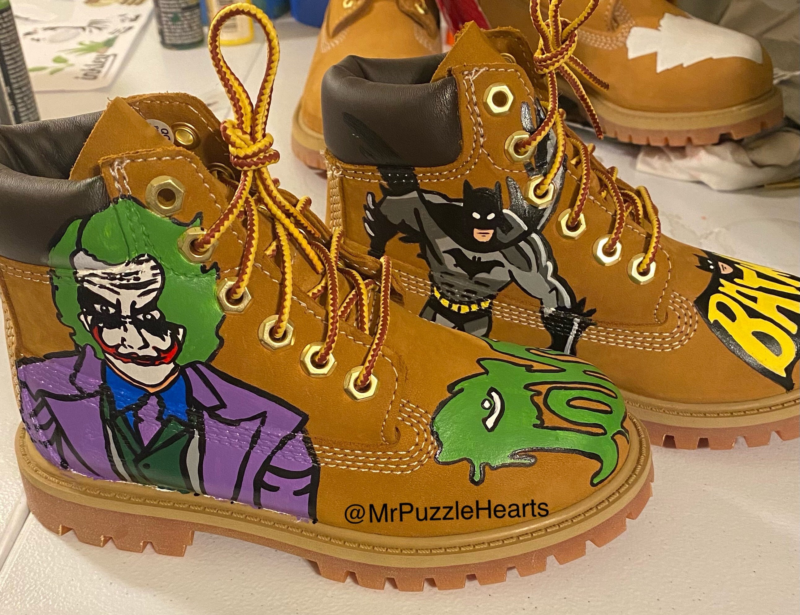 Custom Hand Painted Personalized Youth Timberlands - Etsy