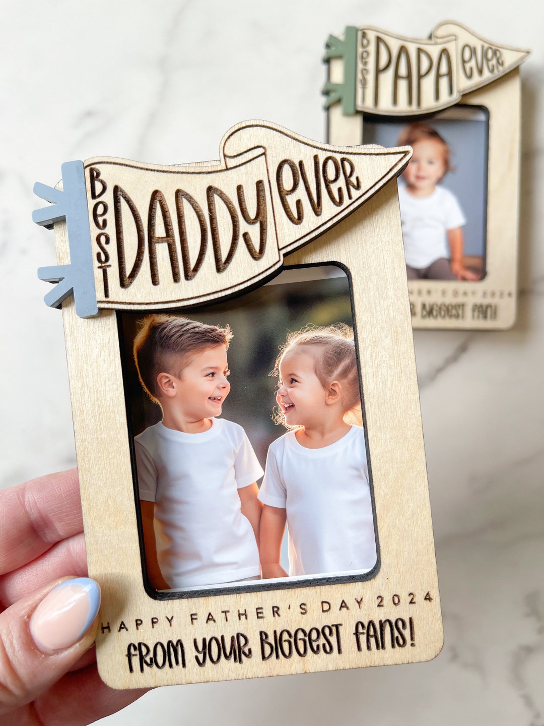 Father's Day Magnetic Photo Frame Father's Day Keepsake Father's Day ...