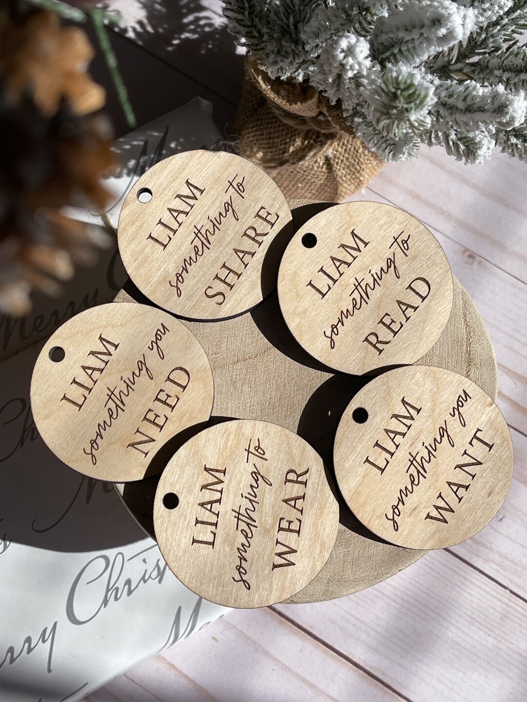 Personalized Something Gift Tags Something Gift Tags Christmas Gift ...