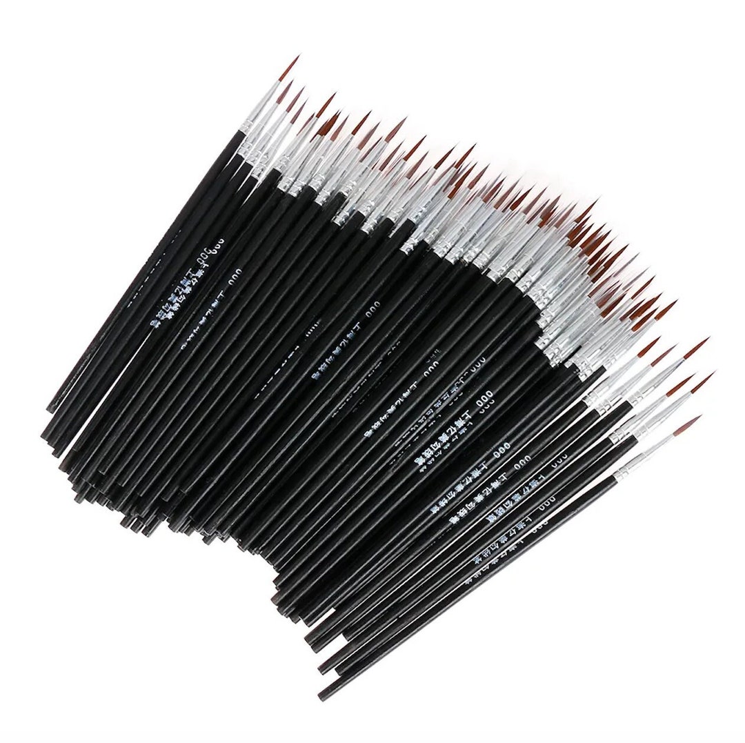 10pcs/set Fine Line Paint Brushes, Detail Painting Brushes, Fine Point ...