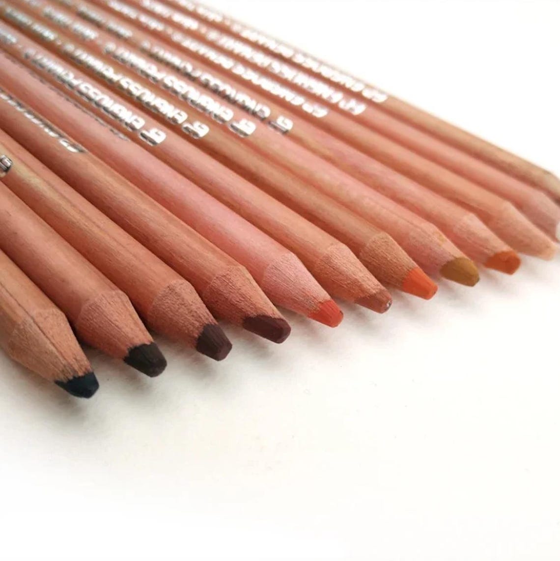 Professional 12 Colors Skin Tone Colored Pencils Set for Portrait ...