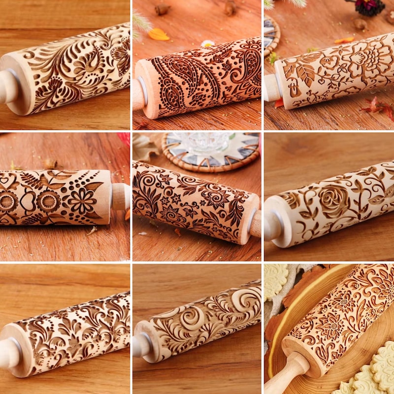 Rolling Pin Art - Etsy