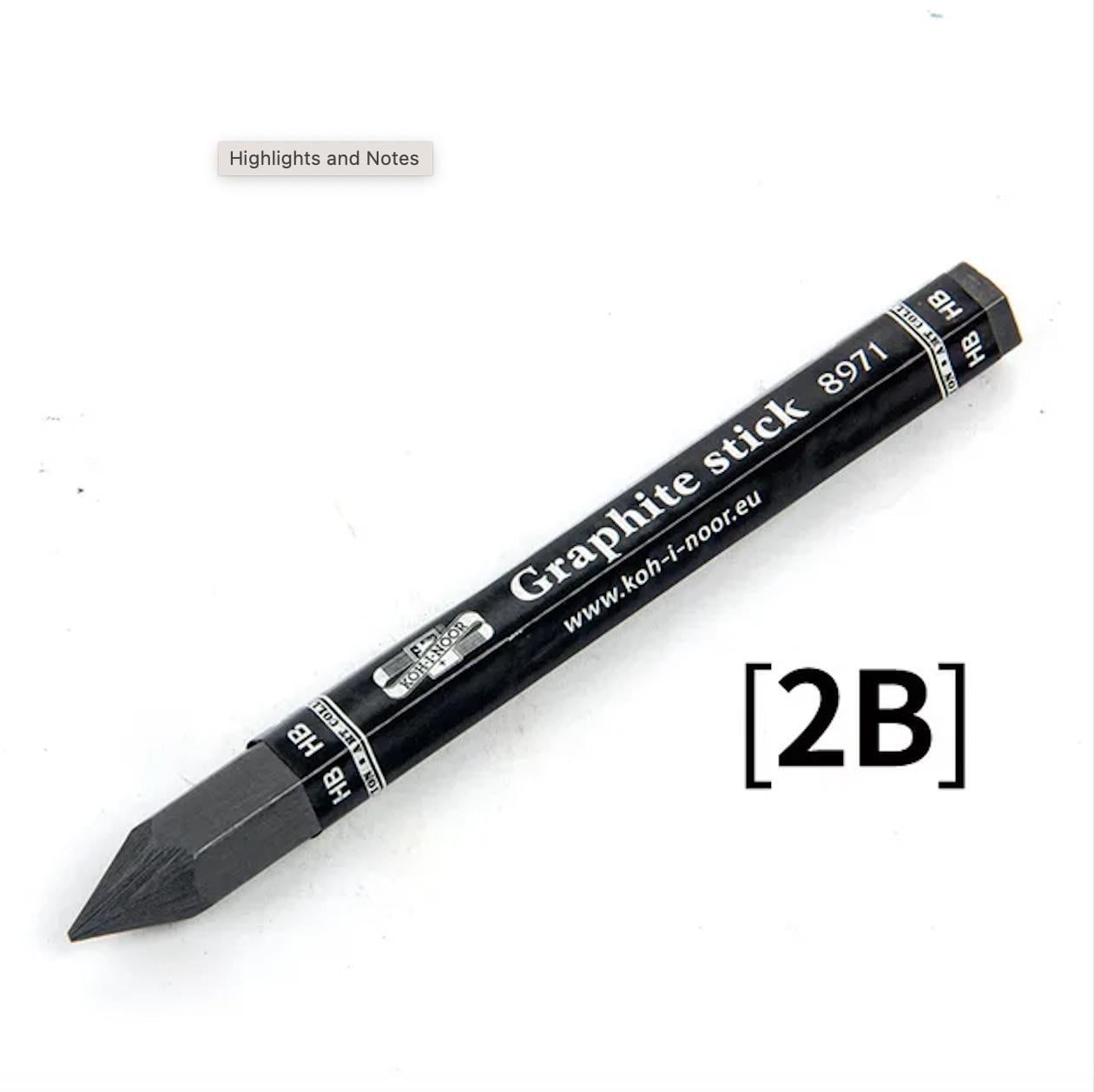 Jumbo Woodless Graphite Sticks - Water-soluble HB 2B 4B 6B 10B | Art ...