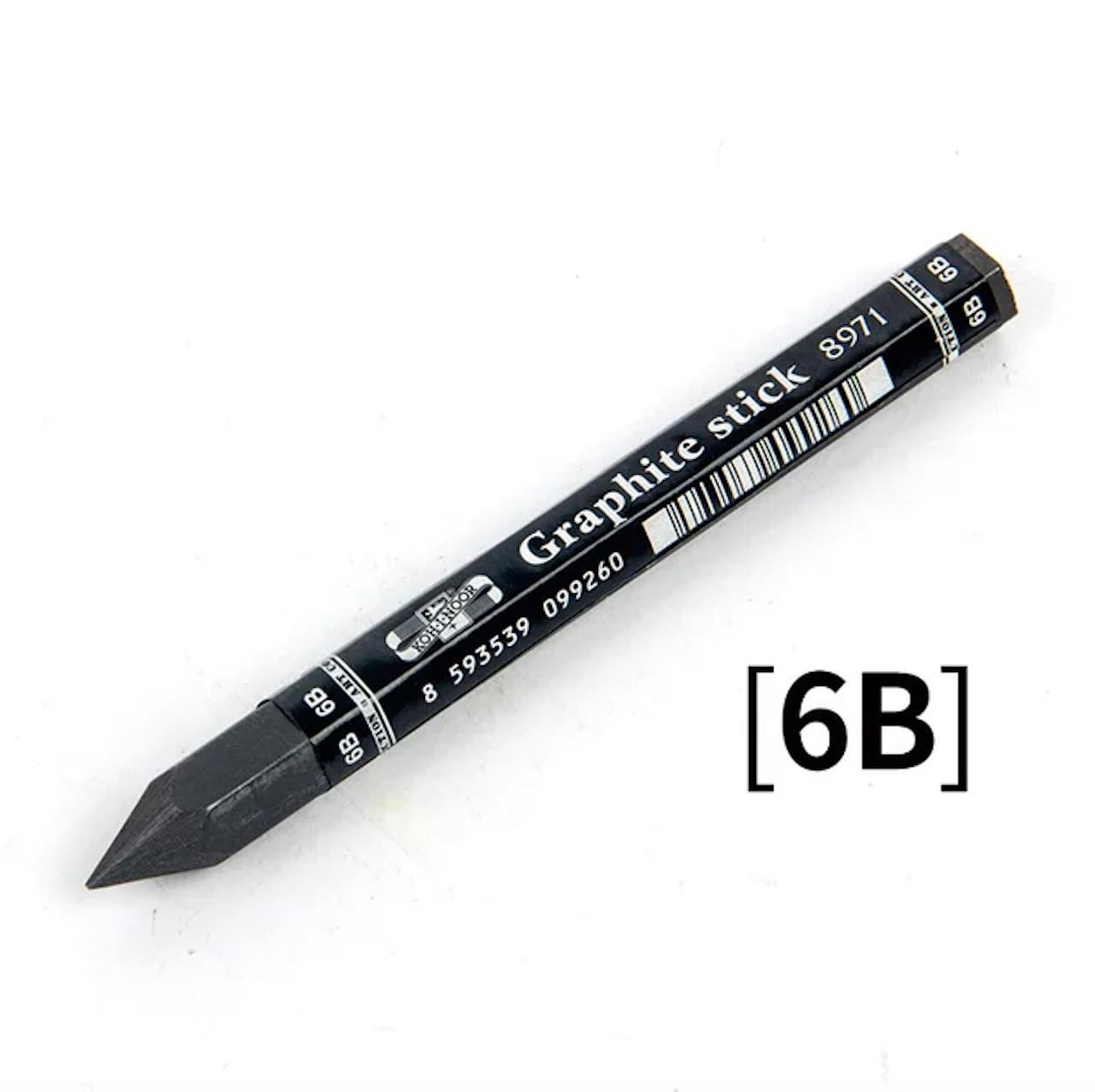 Jumbo Woodless Graphite Sticks - Water-soluble HB 2B 4B 6B 10B | Art ...