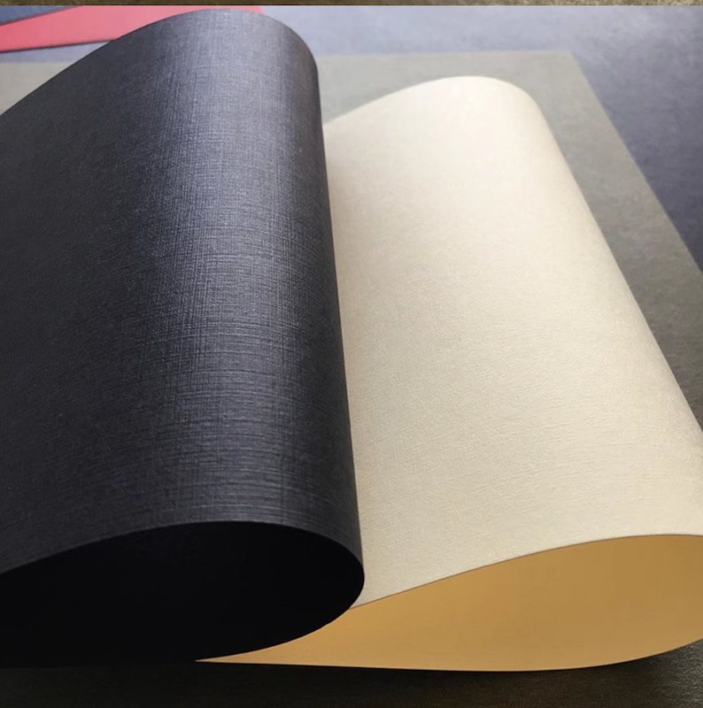 230g Linen Textured Paper A4/A3 Double Sided, Cardstock for Card Making ...