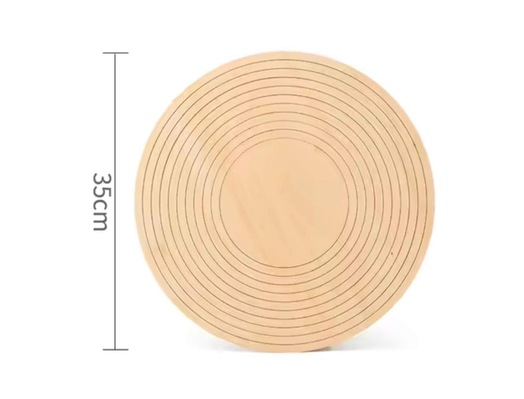 Wooden Concentric Geometry Track Set - DIY Pottery Tools for Ceramic ...