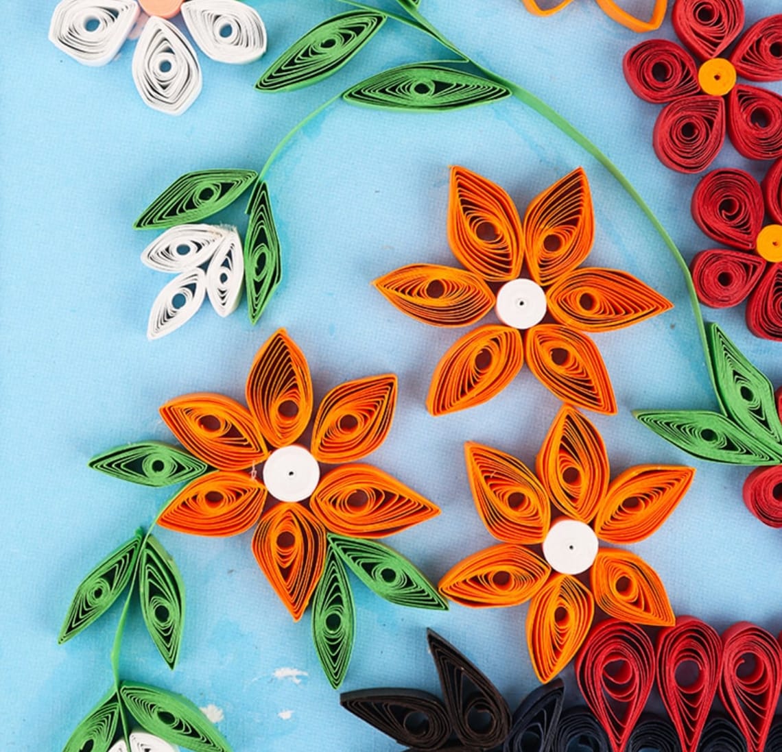 36 Colors 180pcs Rainbow Quilling Paper Strips, Origami Paper, Colored ...